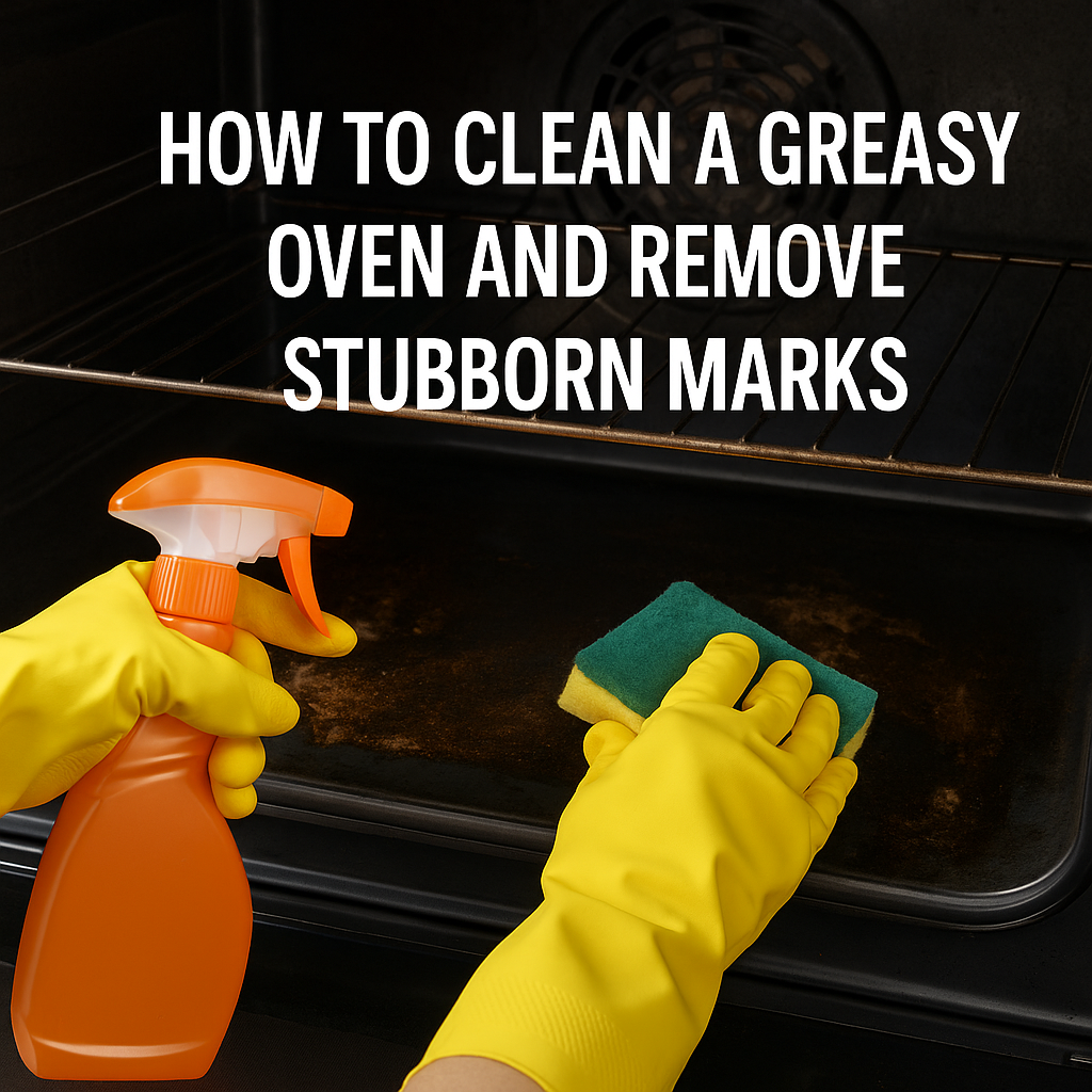 How to Clean a Greasy Oven and Remove Stubborn Marks