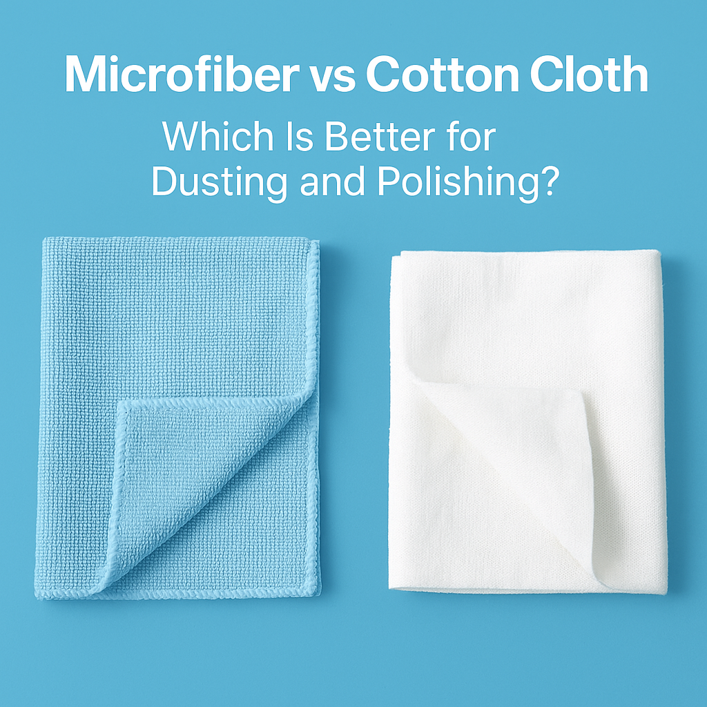 Microfiber vs Cotton Cloth: Which Is Better for Dusting and Polishing?