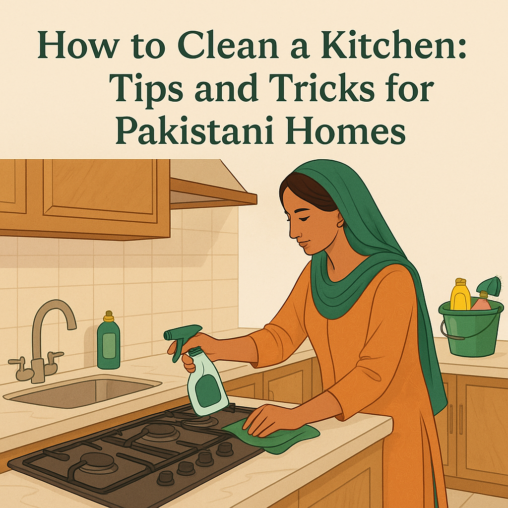 How to Clean a Kitchen: Tips and Tricks for Pakistani Homes
