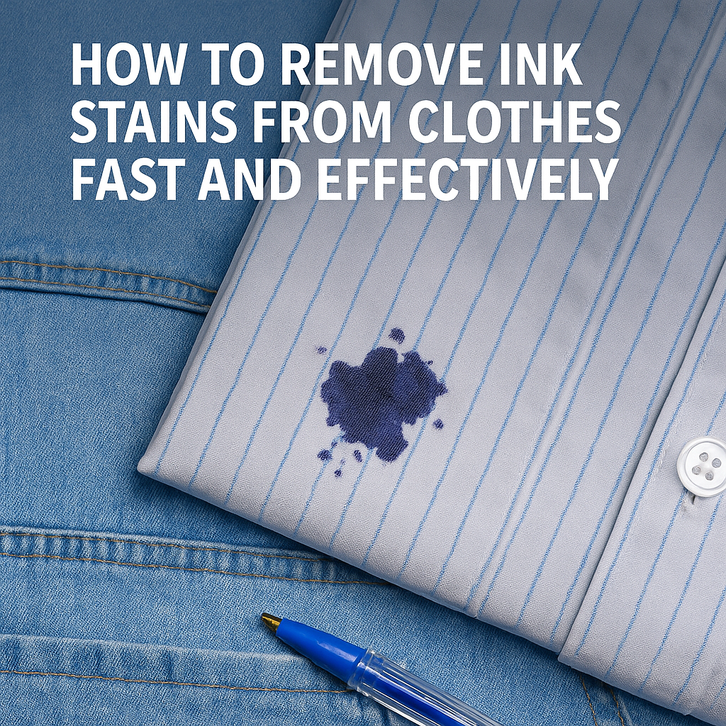 How to Remove Ink Stains from Clothes Fast and Effectively