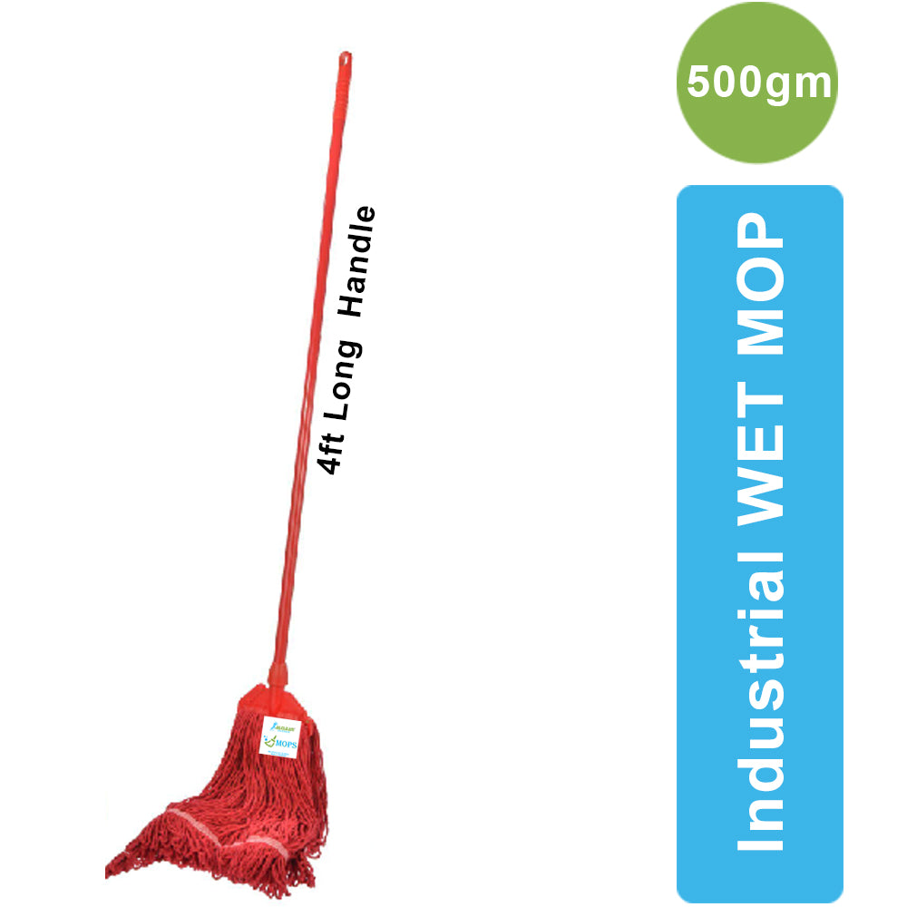 WMS-RED-Wet Mop Set