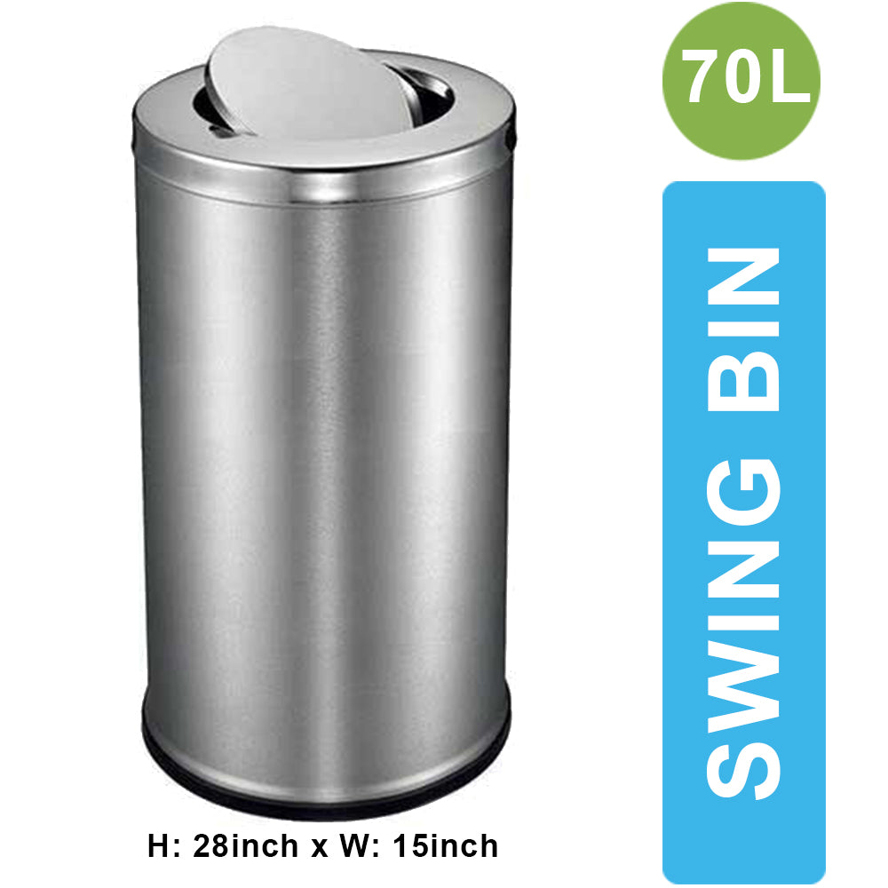 Stainless Steel Dustbin Industrial & Home Use.