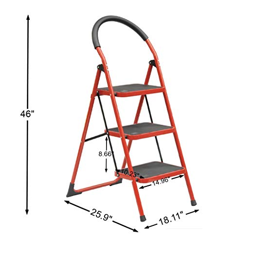 FOLDING LADDER – 3 STEPS