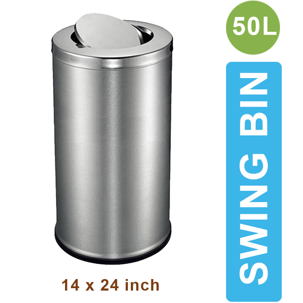 Stainless Steel Dustbin Industrial & Home Use.