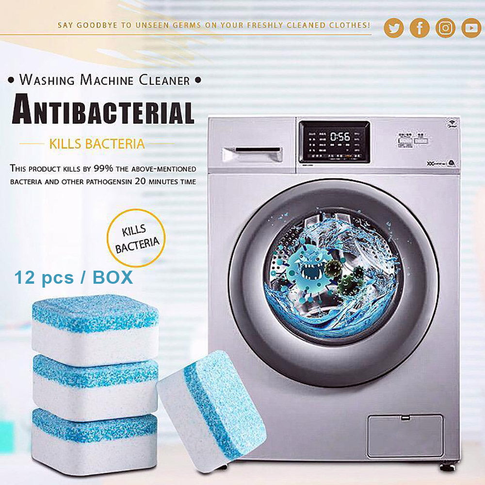 Washing Machine Cleaning Tablets - 12pcs/box
